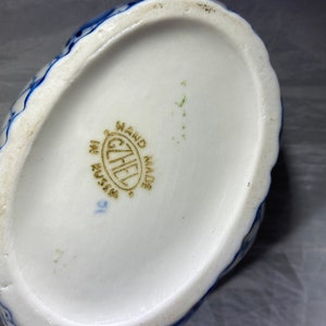 Gzhel Russian Porcelain Tureen - Etsy