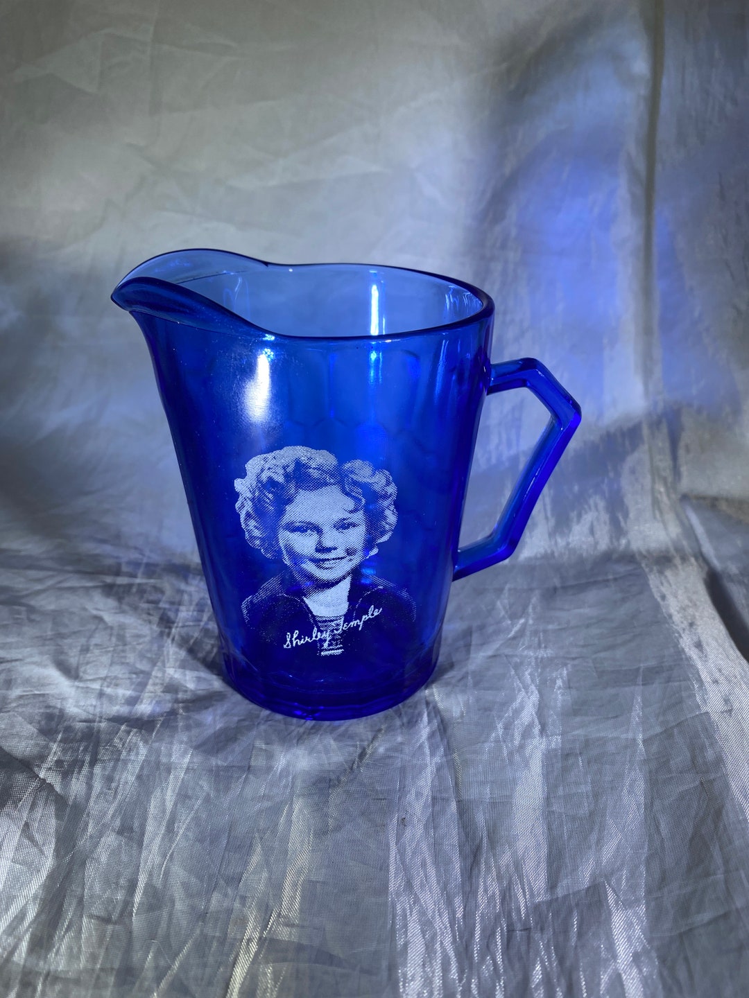 Shirley Temple Hazel Atlas Pitcher - Etsy