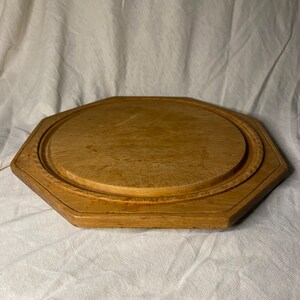 Antique Octagonal Bread Board - Etsy