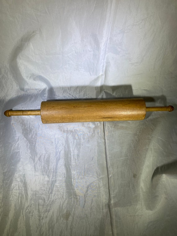 Vintage Primitive Hand Turned Rolling Pin | Etsy
