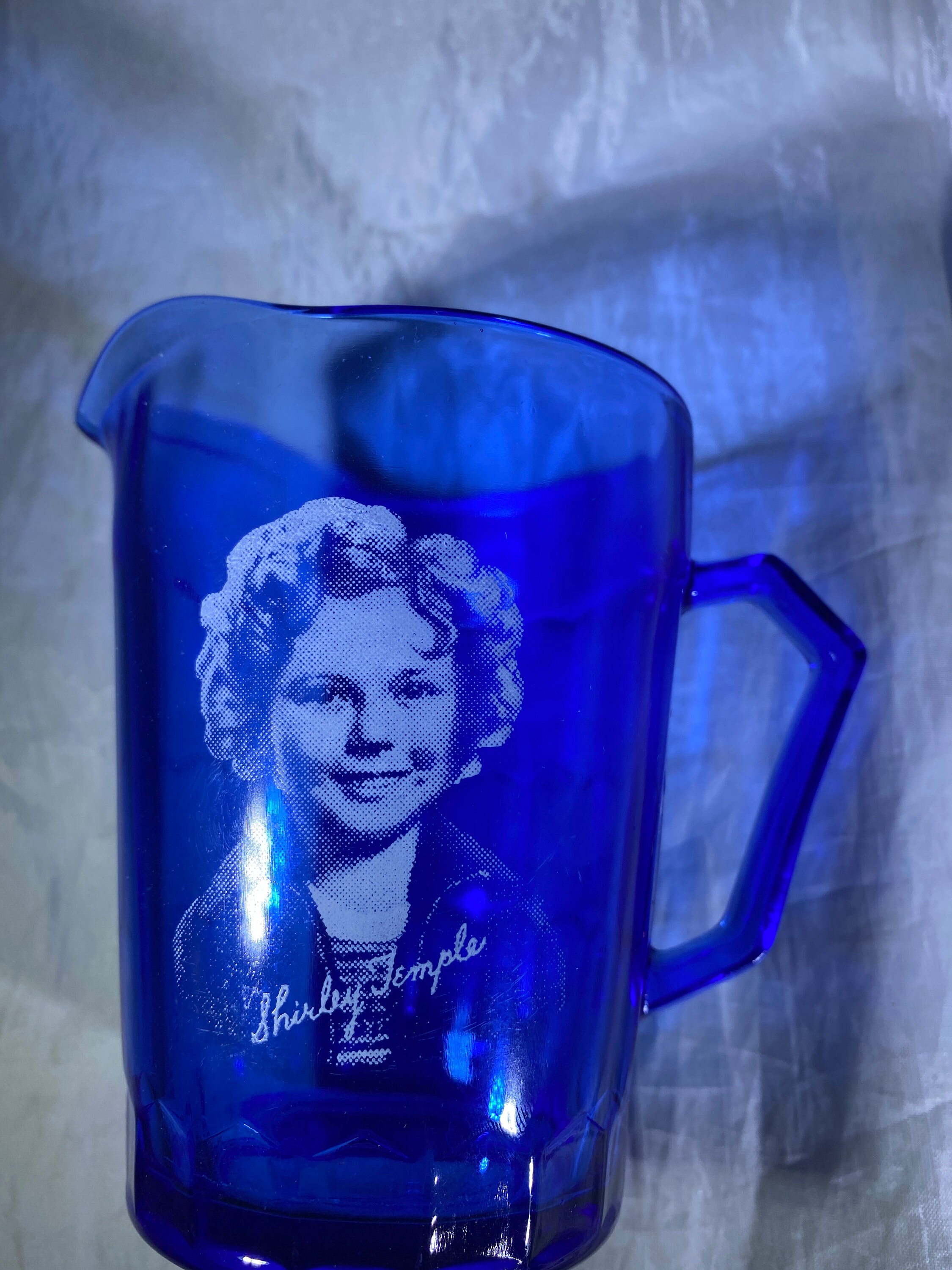 Shirley Temple Hazel Atlas Pitcher - Etsy