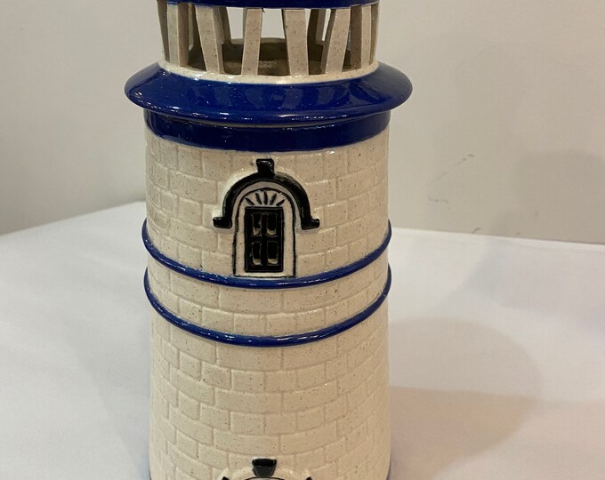 Gills Rock Studio/srs Pottery Lighthouse - Signed - Etsy