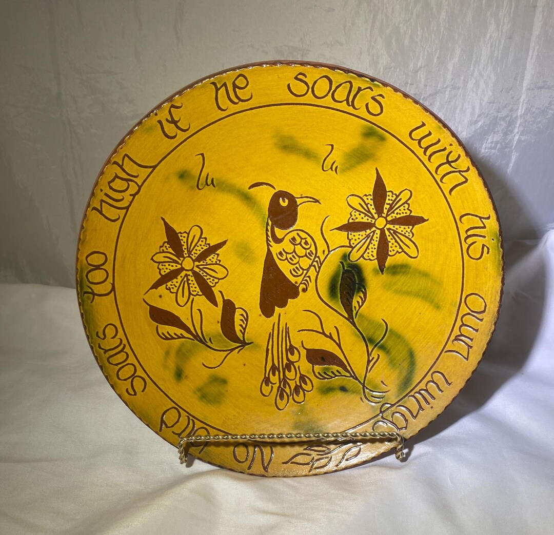 Breininger Pottery 10" Plate - Etsy