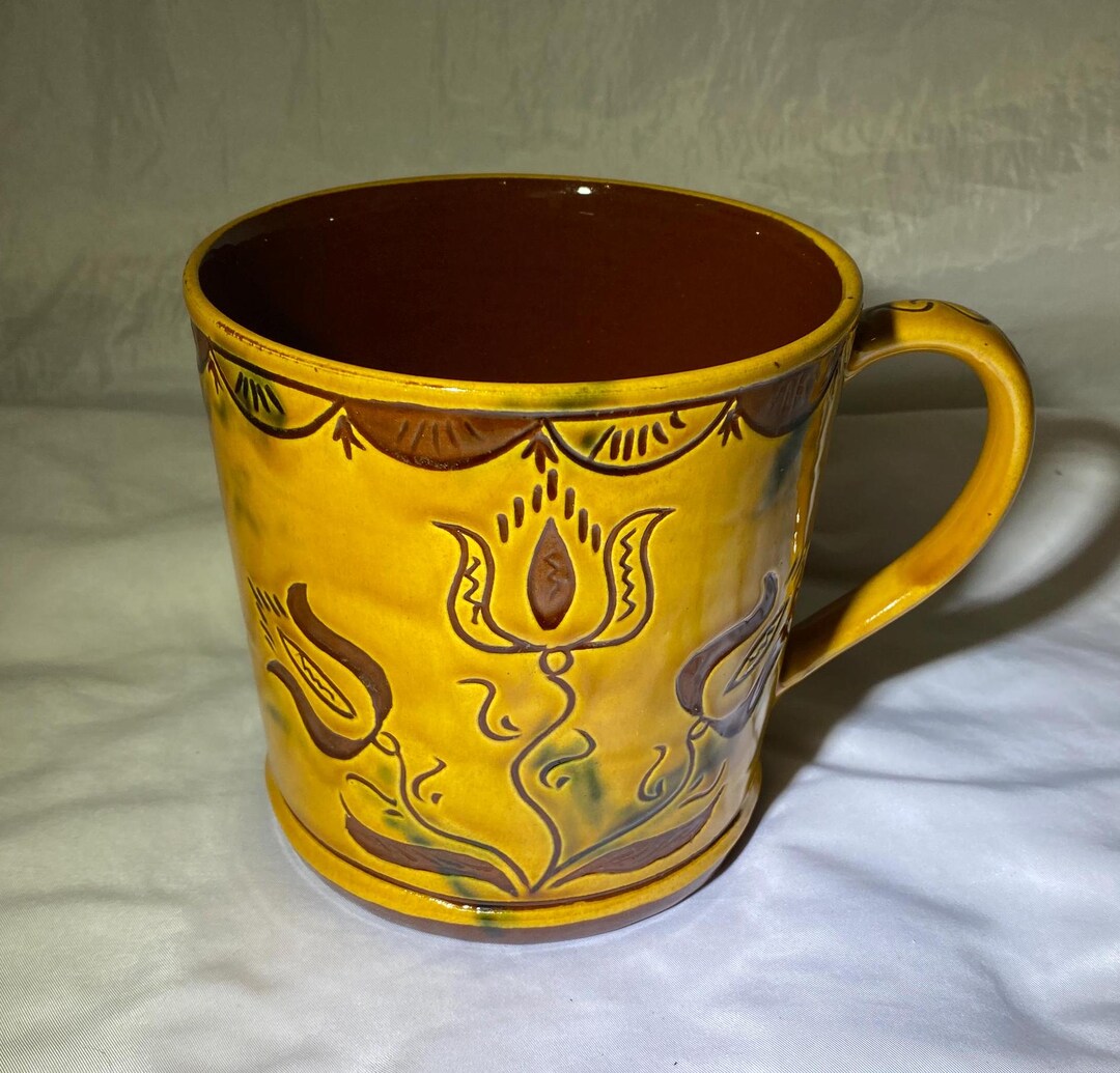 Breininger Redware Pottery Quart Mug - Etsy