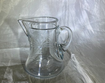 Heisey Glass Pitcher - Etsy