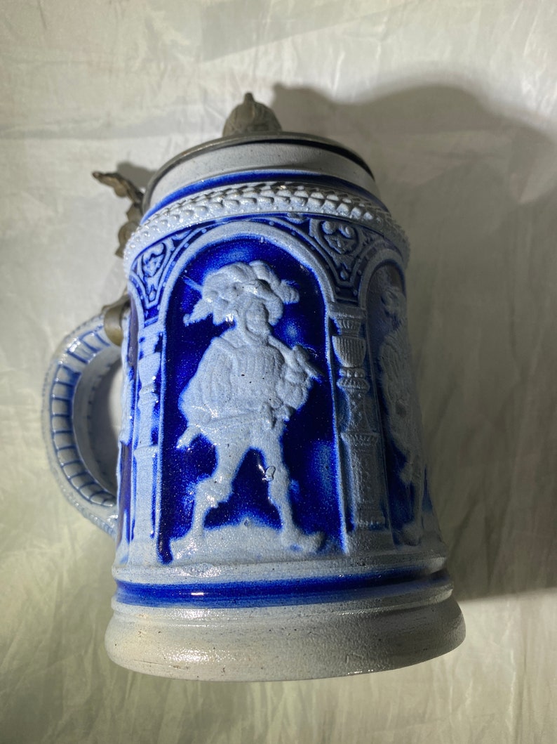 German Salt Glaze Beer Stein | Etsy