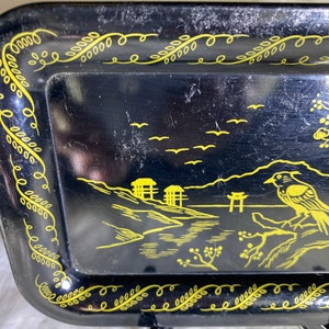 Vintage Small Metal Tray - Etsy