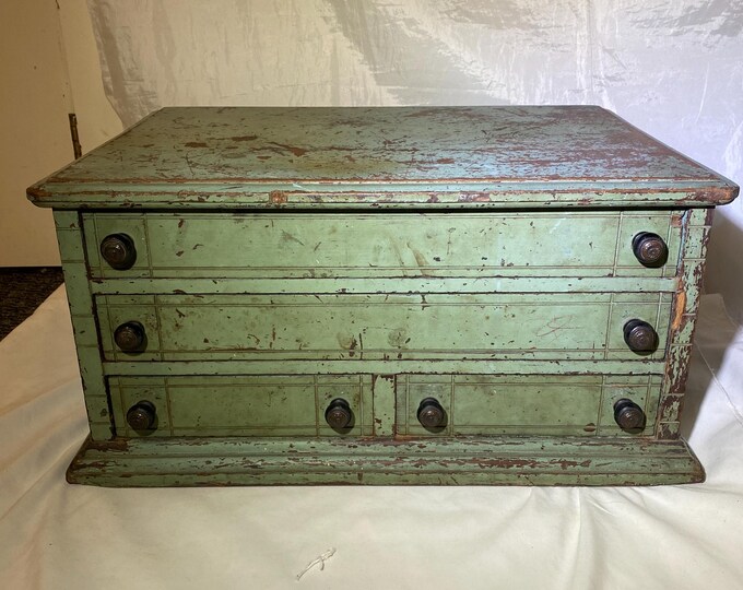 Antique Spool Cabinet - C. 1930 - Etsy