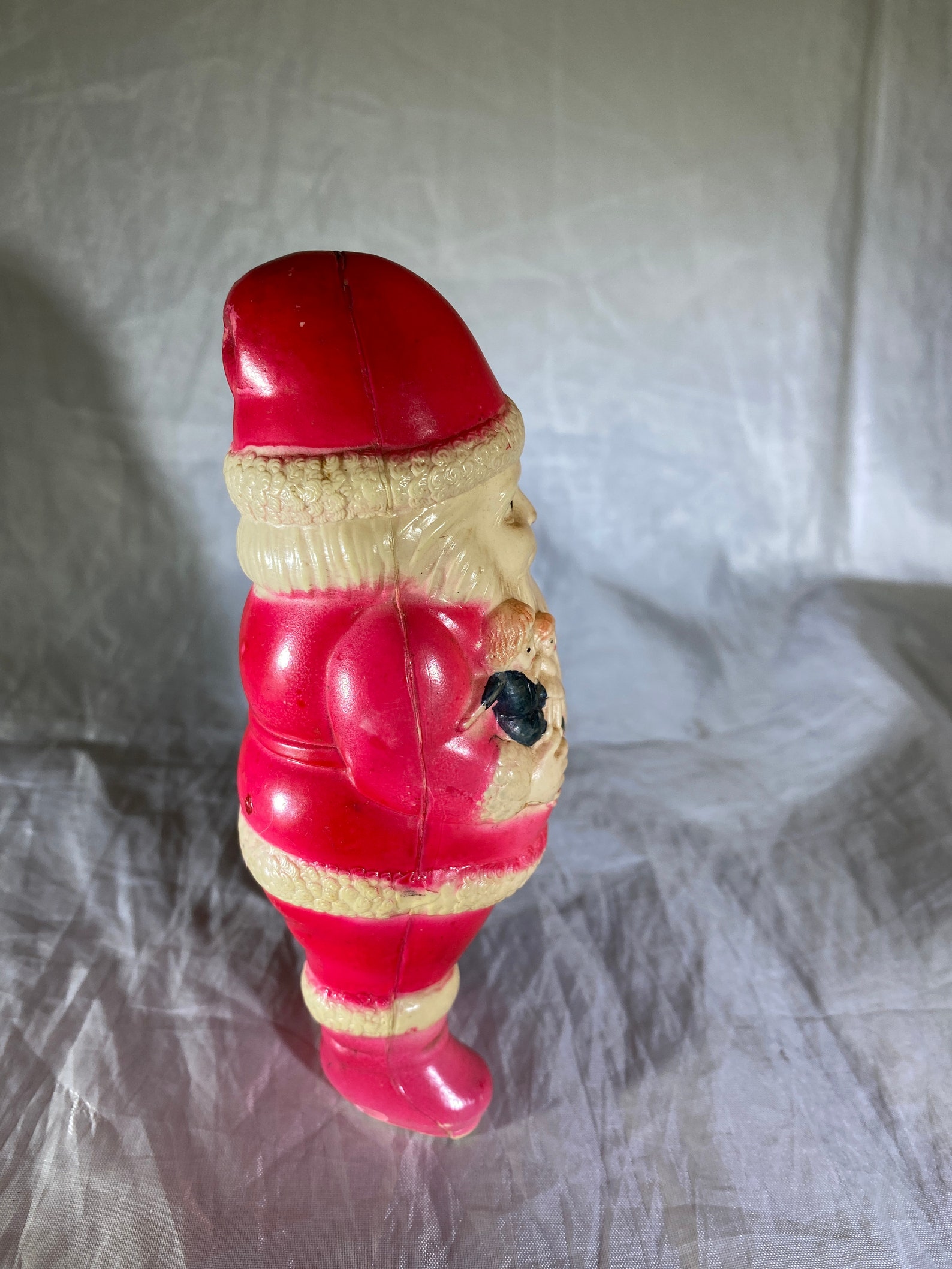 Celluloid Santa With Dolls - Etsy