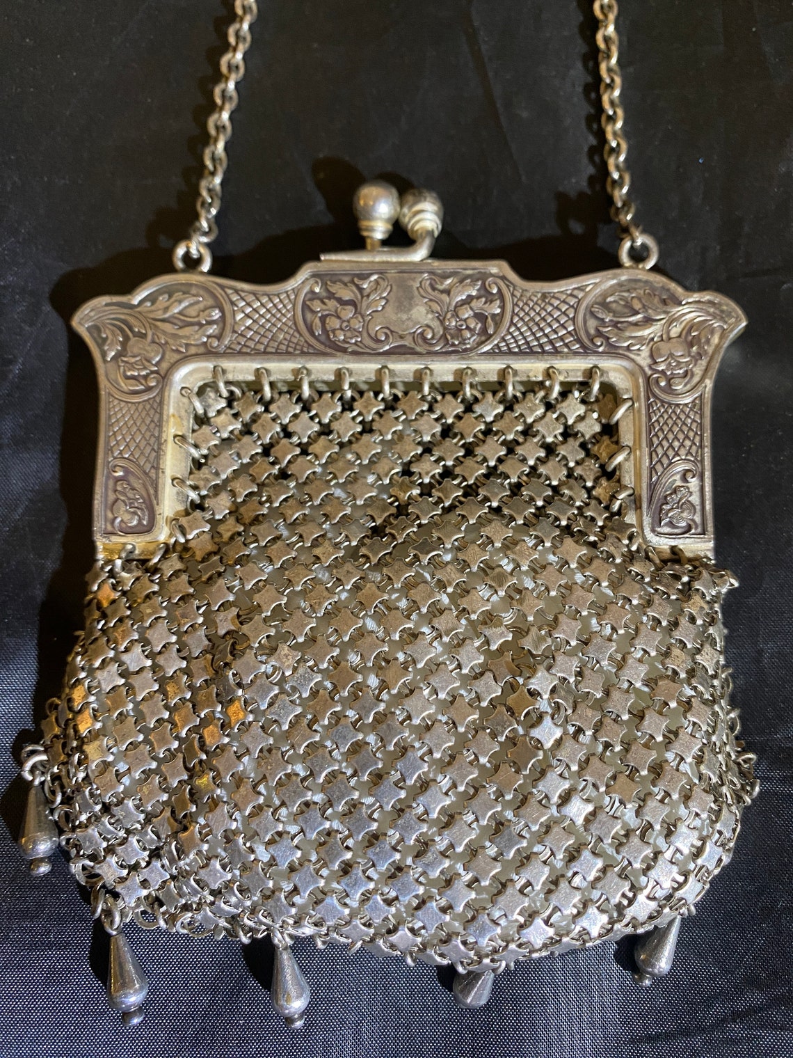 Antique German Silver Coin Purse - Etsy