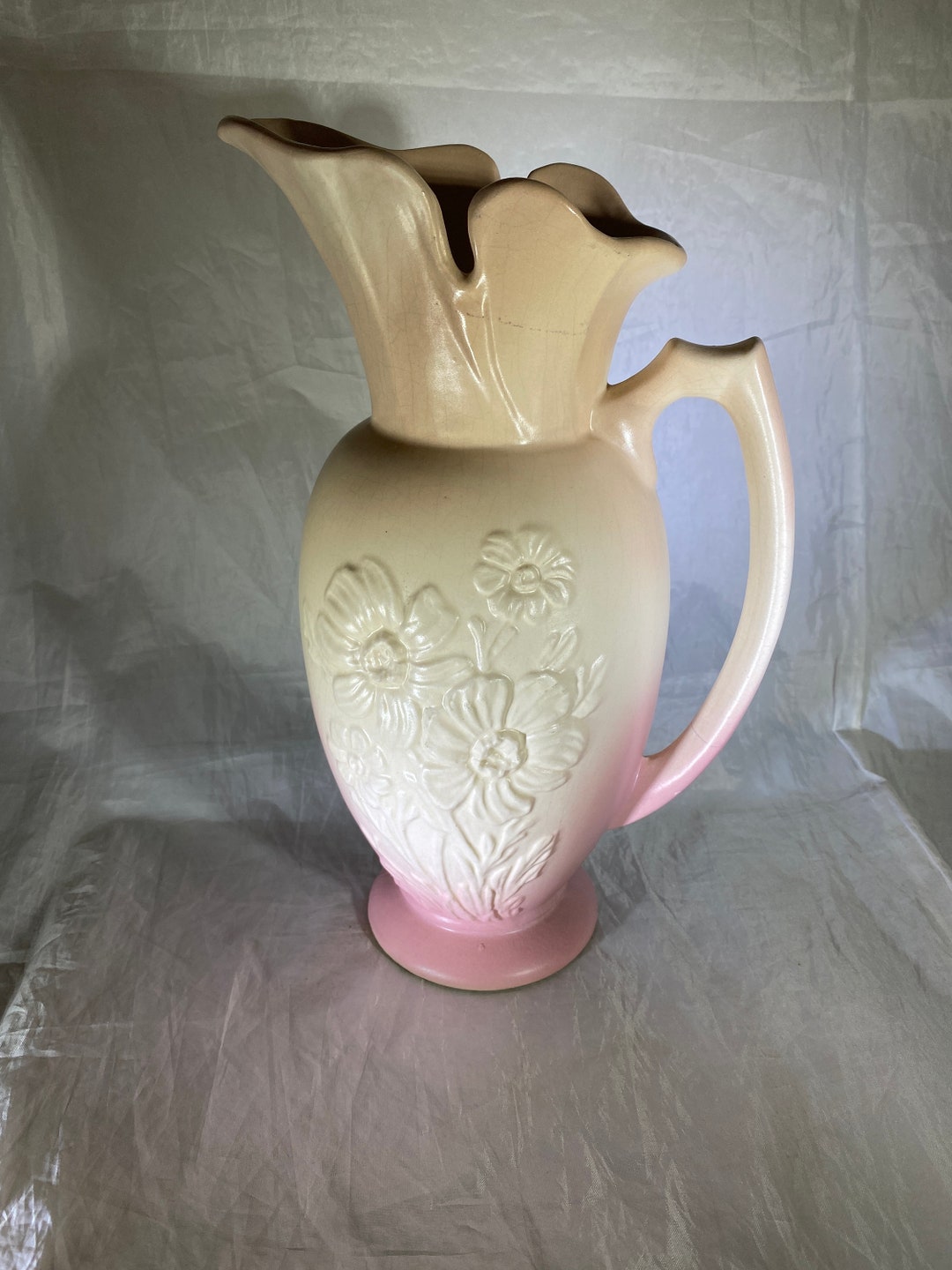 Hull Mardi Gras Morning Glory Pitcher 1938 - Etsy