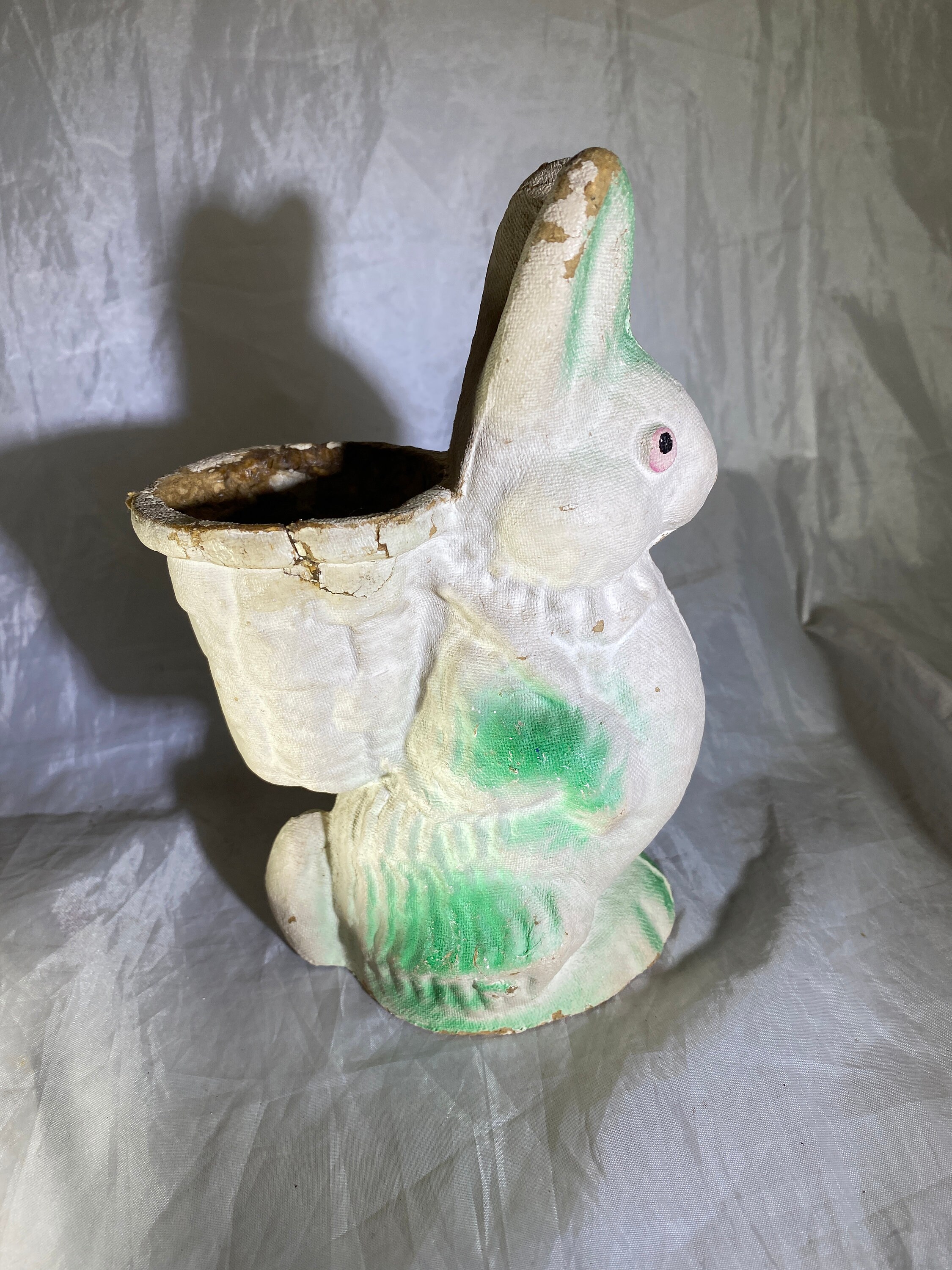 Pressed Cardboard Bunny Candy Container | Etsy