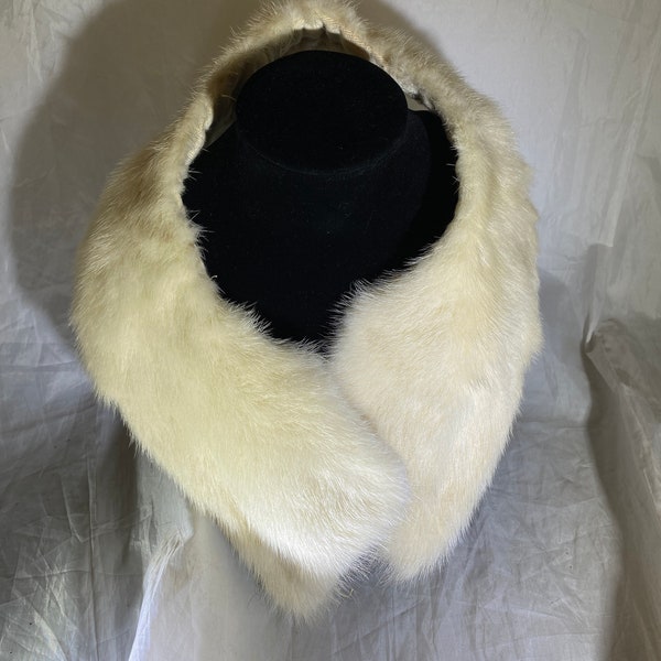 White Fur Collar - Etsy