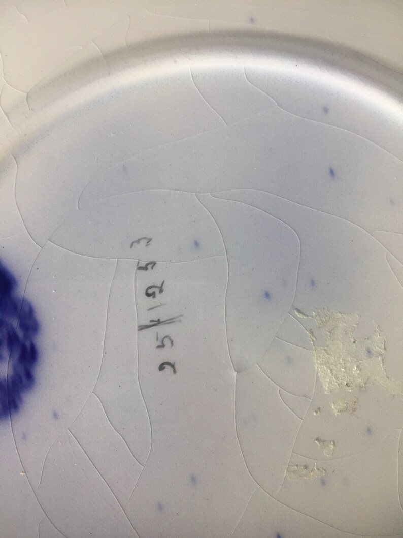 Flow Blue Plate | Etsy