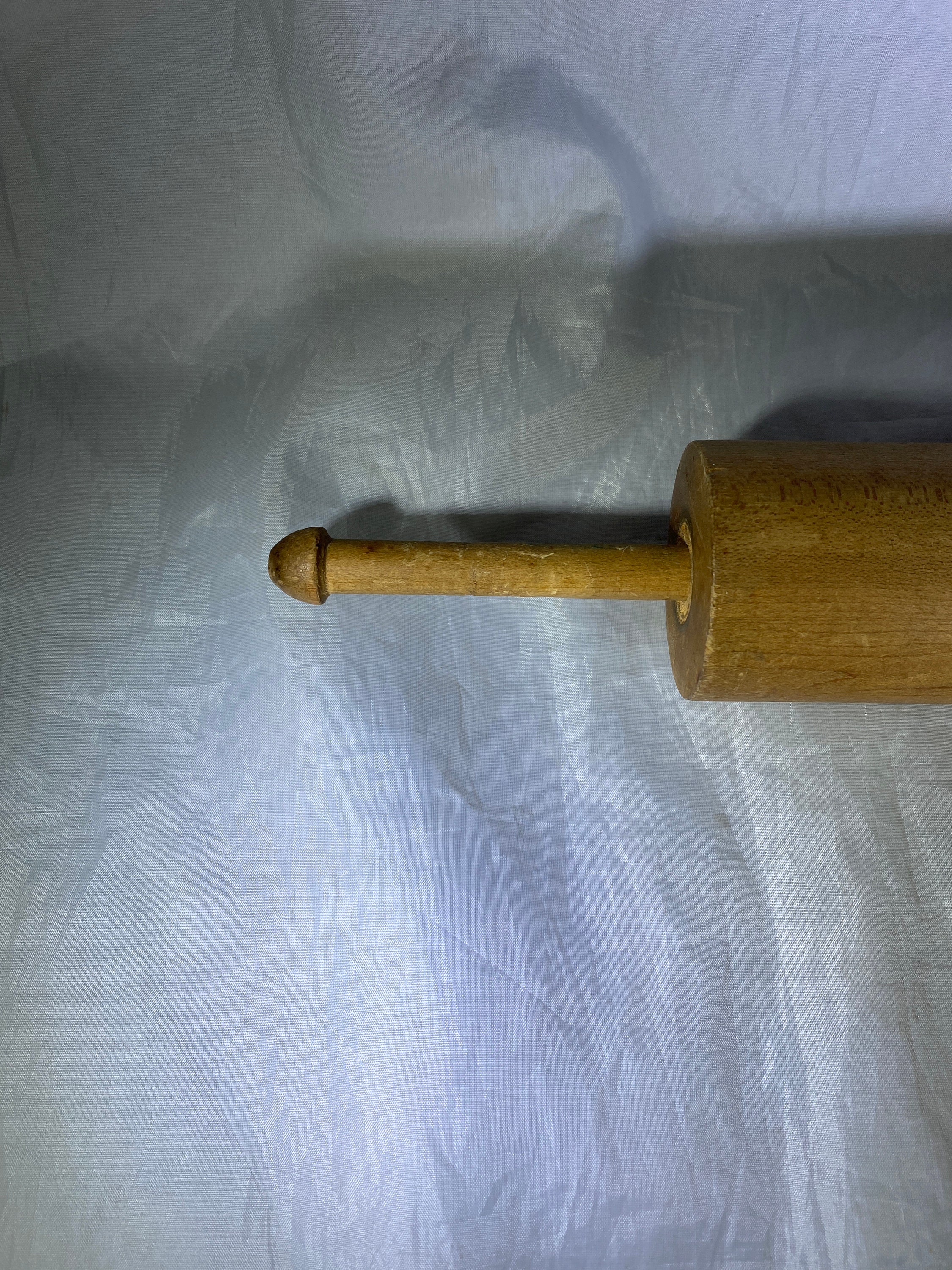 Vintage Primitive Hand Turned Rolling Pin | Etsy