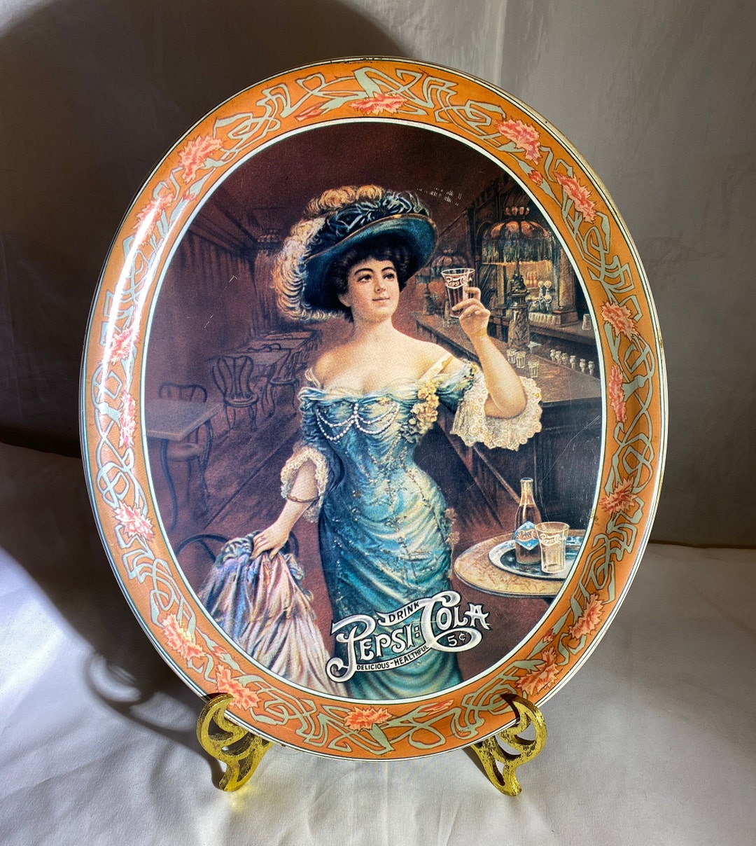 Vintage Pepsi Cola Tray - Etsy
