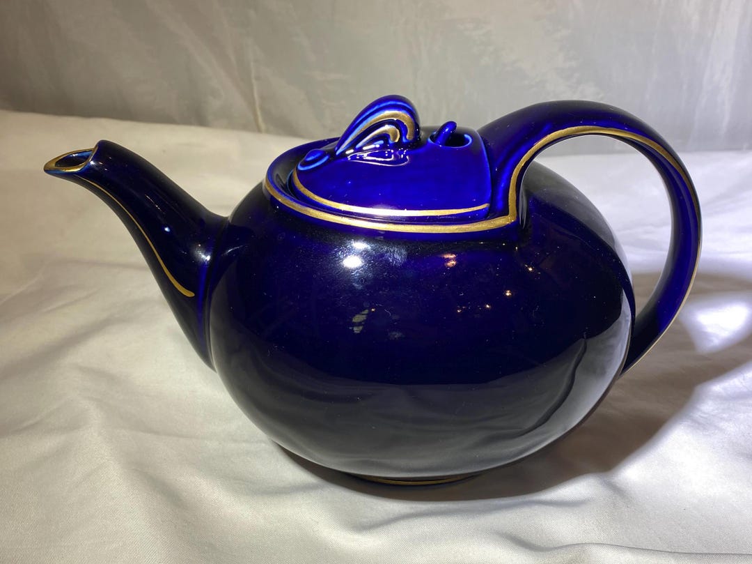 Hall Cobalt Blue Teapot - Etsy