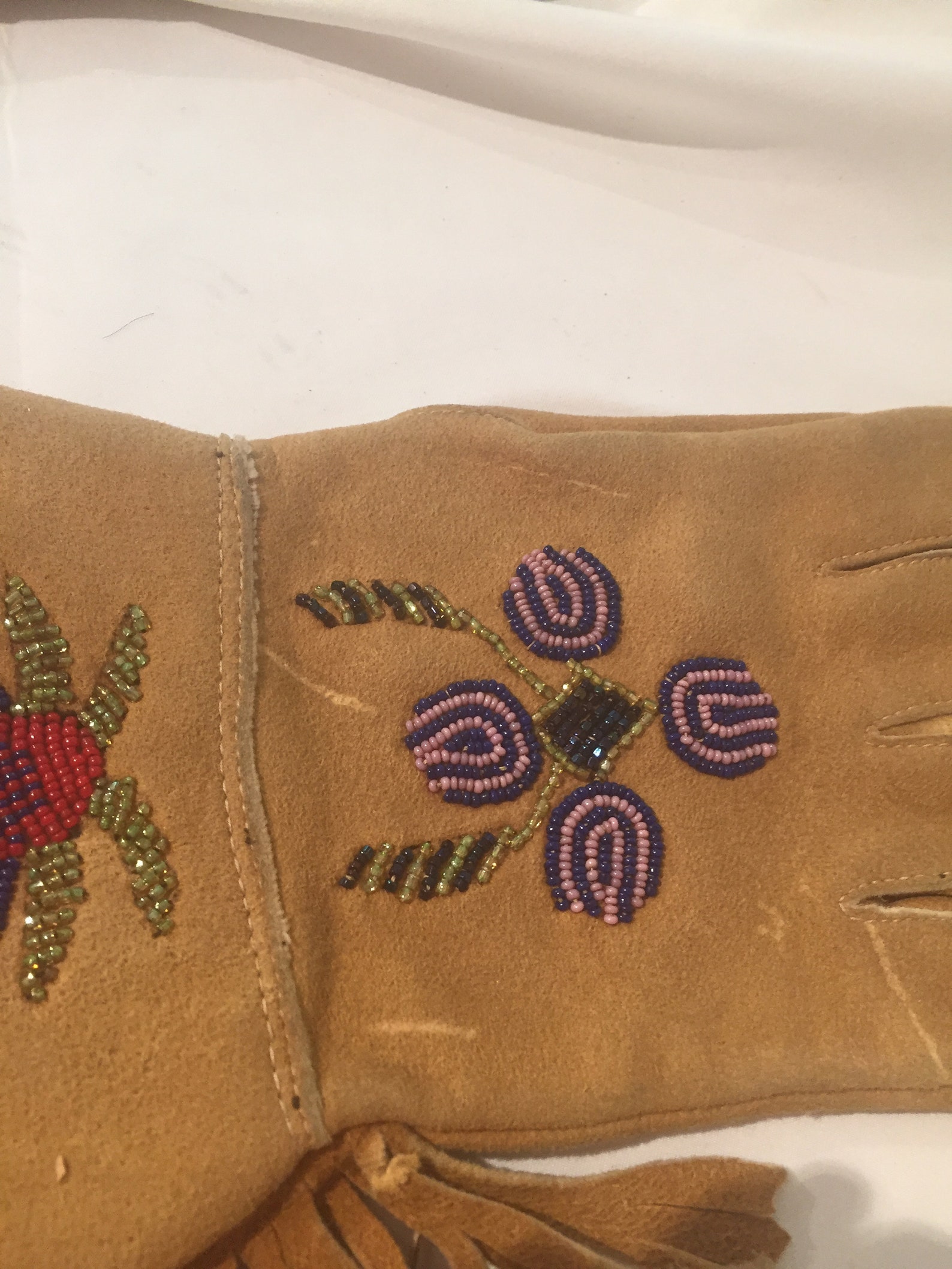 Native American Gloves Hand Beaded - Etsy