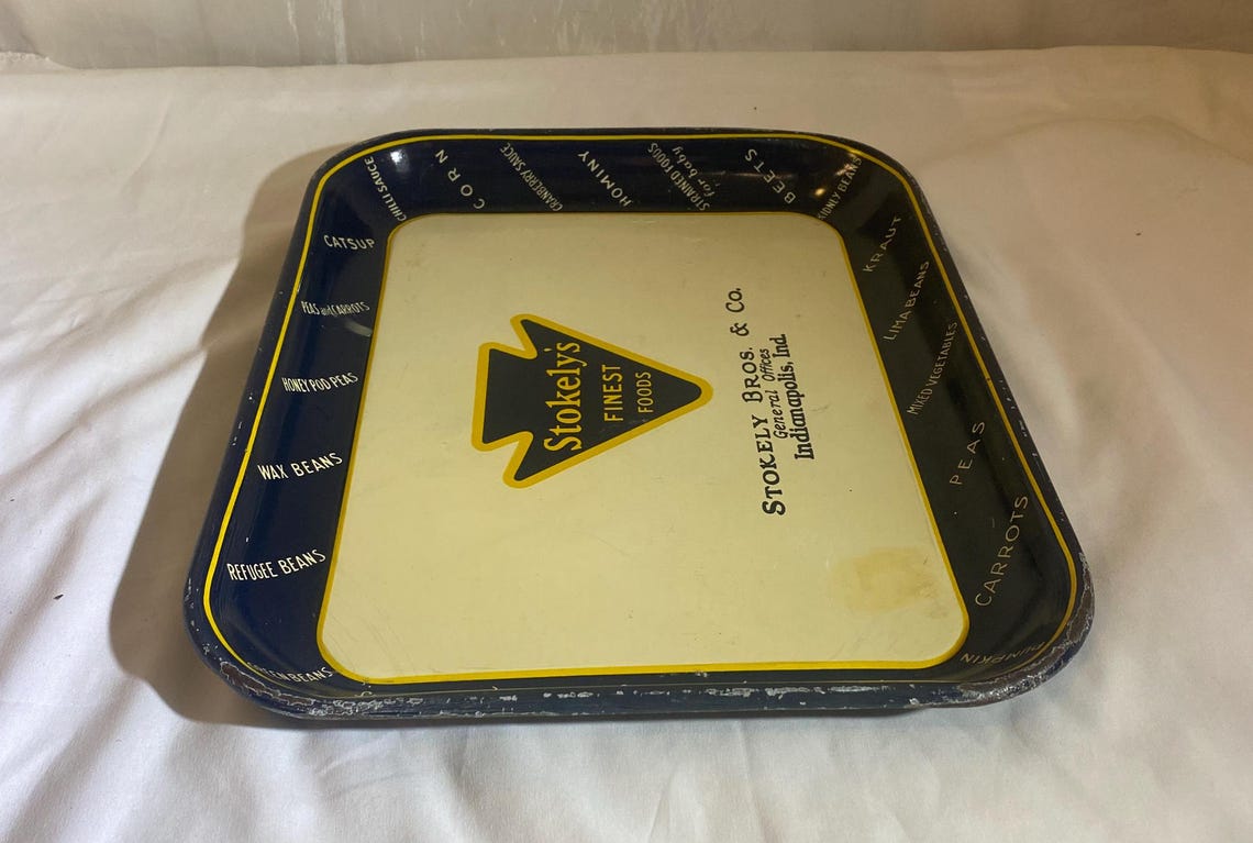Stokely's Finest Foods Tray - Etsy
