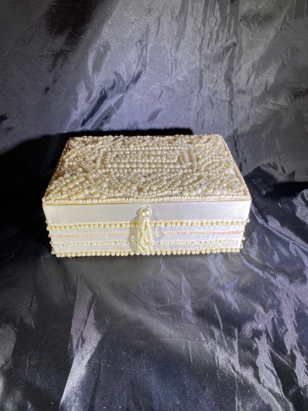 Beaded Jewelry Box - Etsy