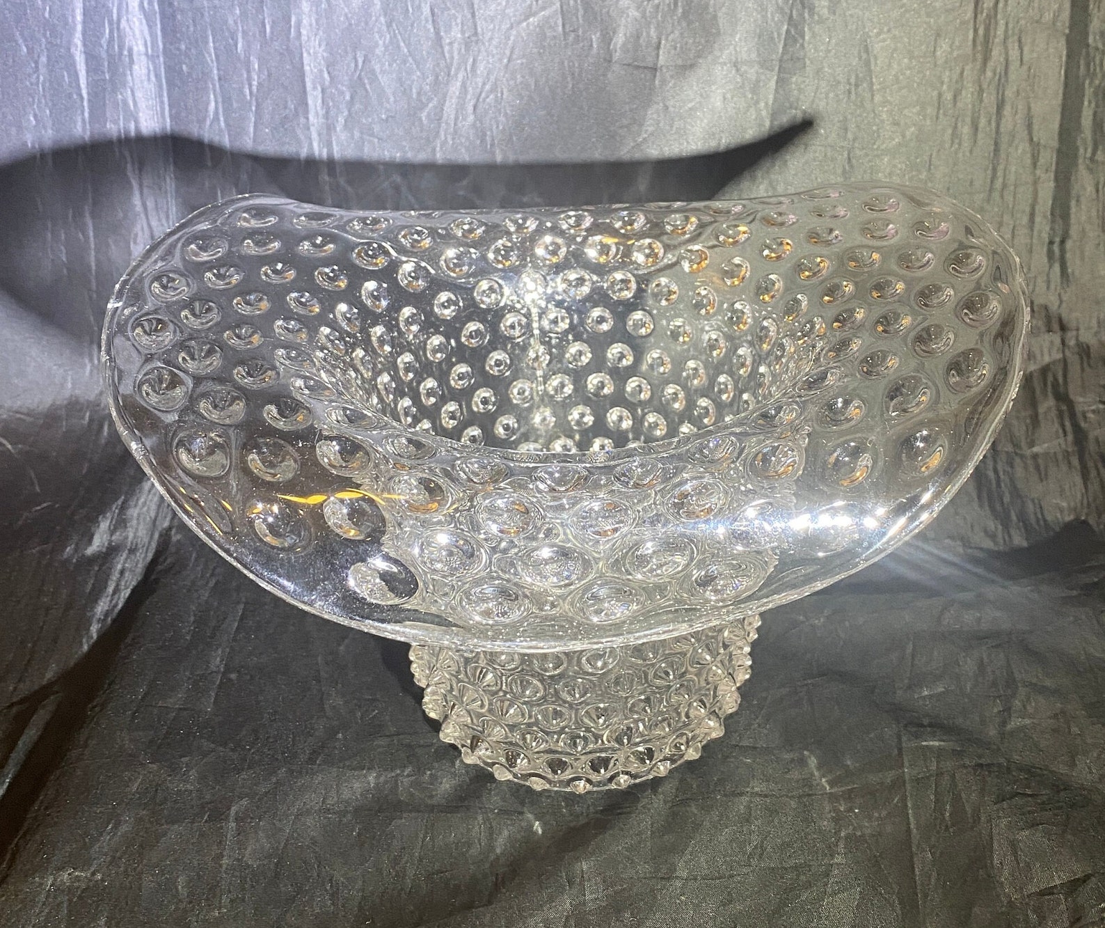 Glass Hobnail Top Hat - Etsy