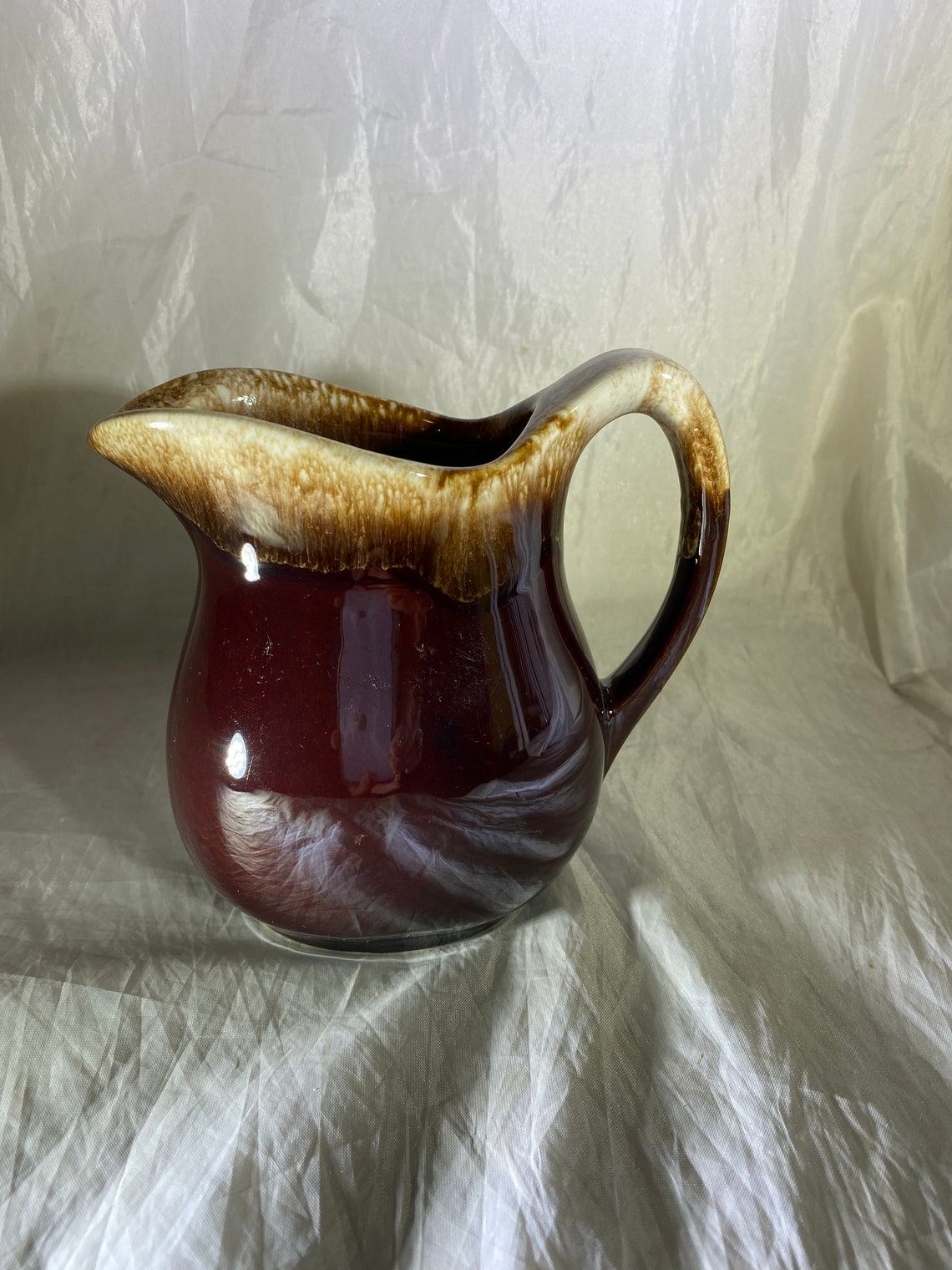 Mccoy Drip Ware Pitcher - Etsy