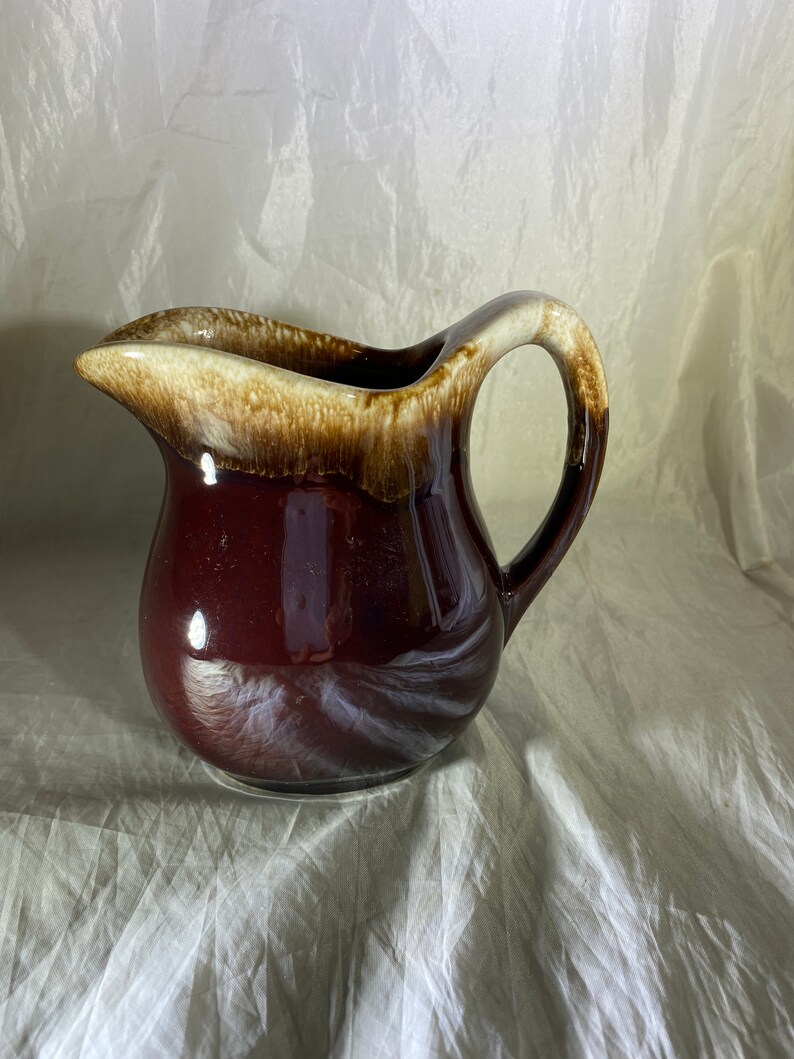 Mccoy Drip Ware Pitcher - Etsy