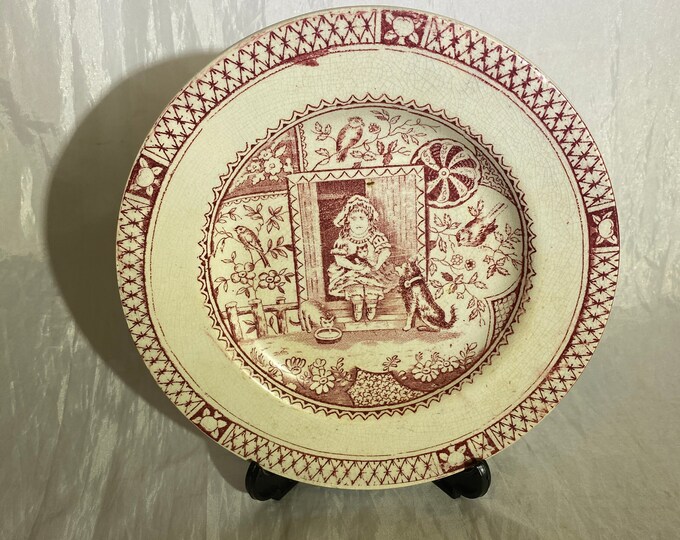 Staffordshire "little May" Plate - Etsy