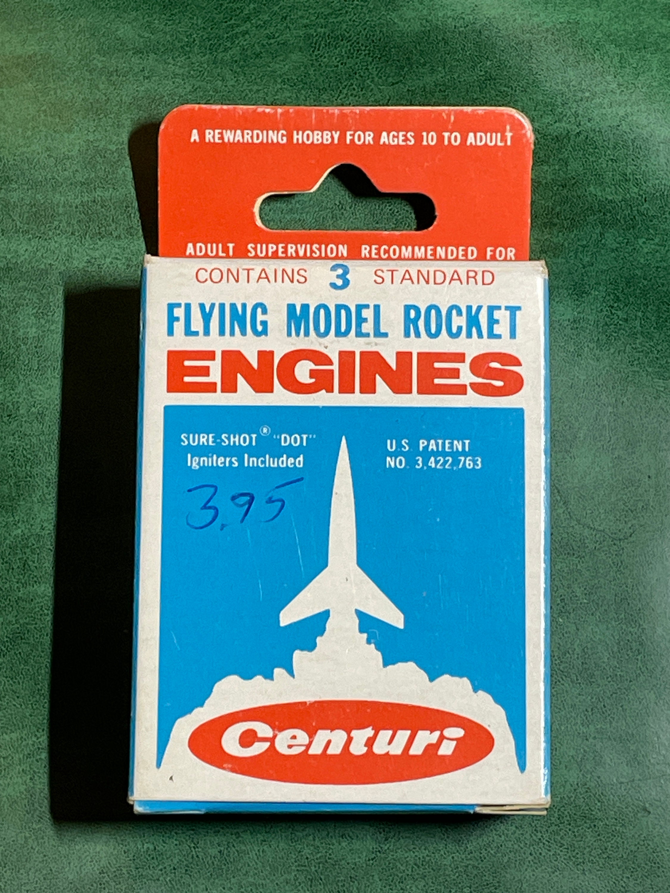 Centuri Enerjet Flying Model Rocket C5-3S Estes - Etsy
