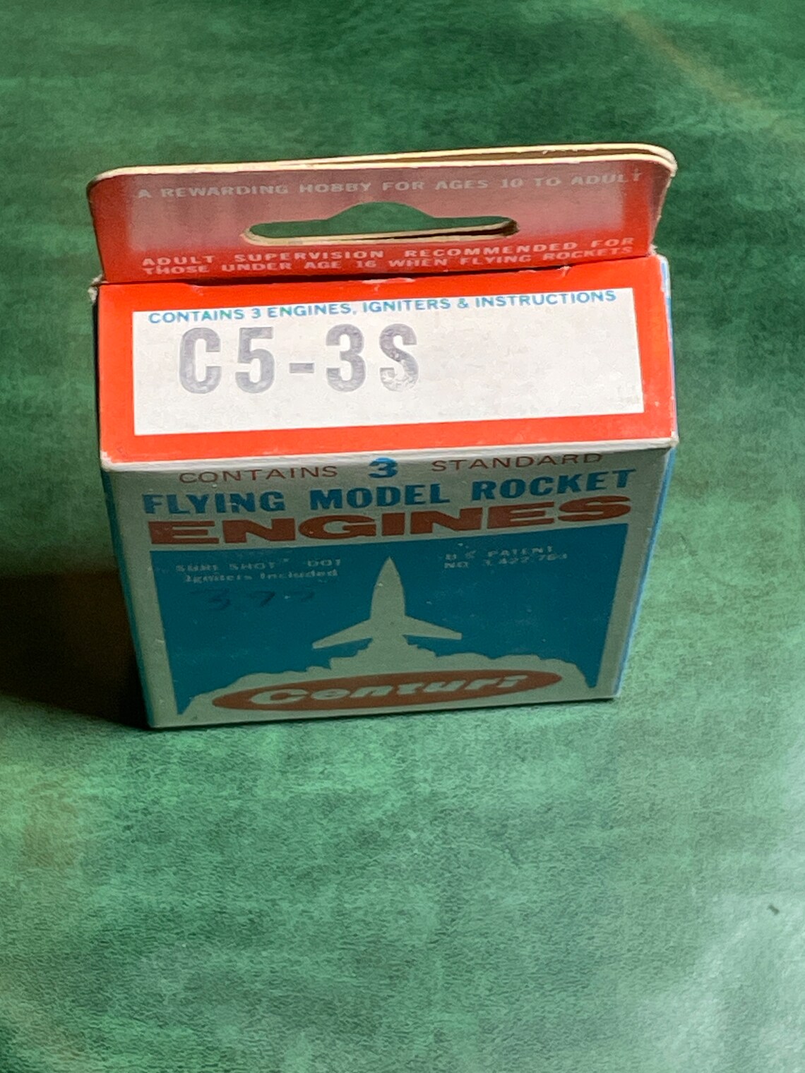 Centuri Enerjet Flying Model Rocket C5-3S Estes - Etsy