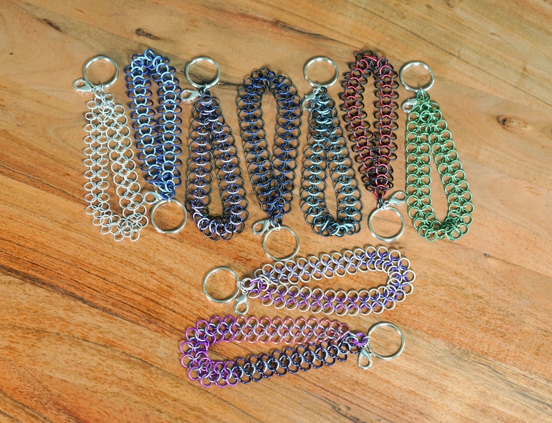 Keychain Wrist Strap - Chainmail - Etsy