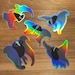 Pouka Holographic Stickers - Etsy