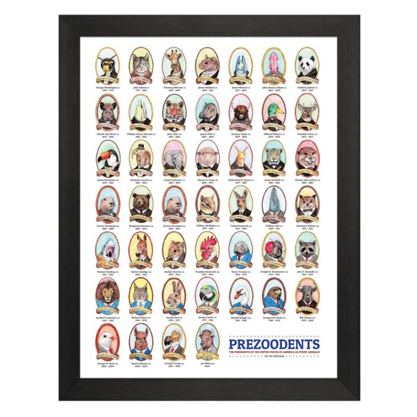 Us Presidents Poster - Etsy