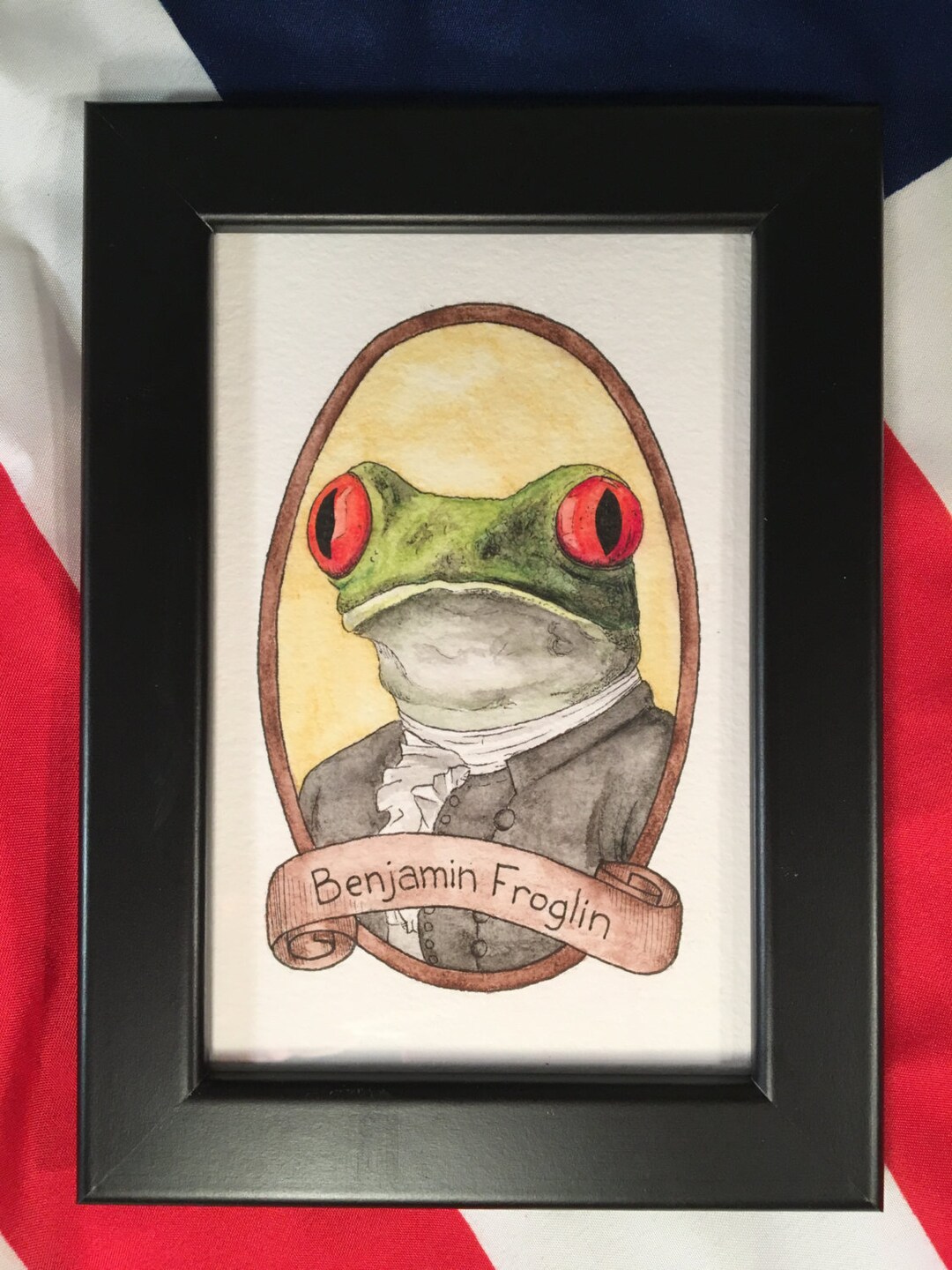 Benjamin Froglin / Animal Pun Illustration / Watercolor & Ink ...