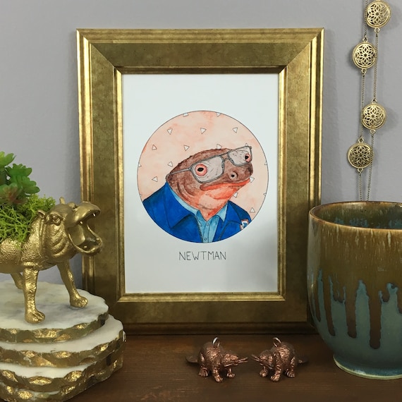 PETFLIX Series / Seinfeld / Newtman / Animal Pun TV Character | Etsy