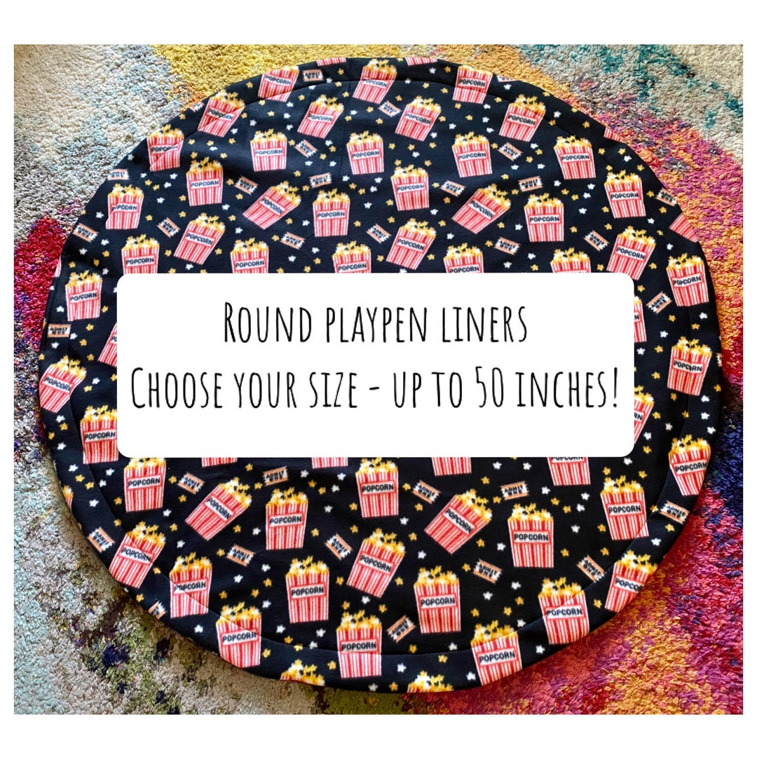 Round Playpen Liners - Guinea Pig Cage Liners - Custom Liners - Fleece ...