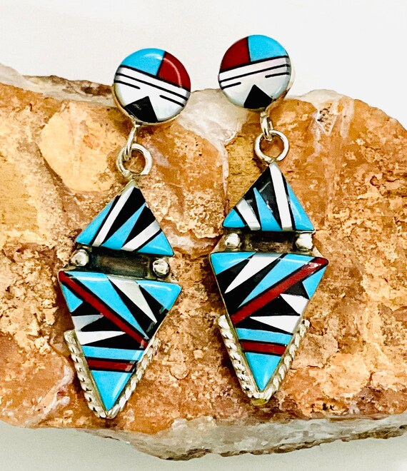 Navajo Native American Indian Jewelry Sterling Silver… - Gem