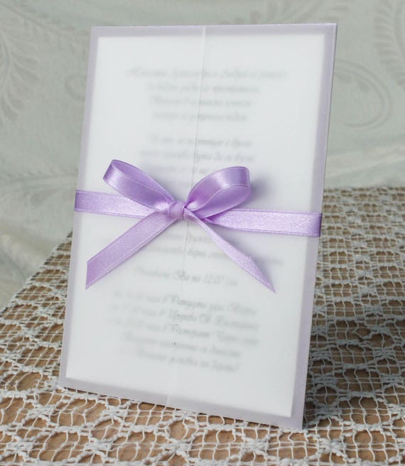 Wedding Invitation Cream Wedding Invitation Elegance | Etsy