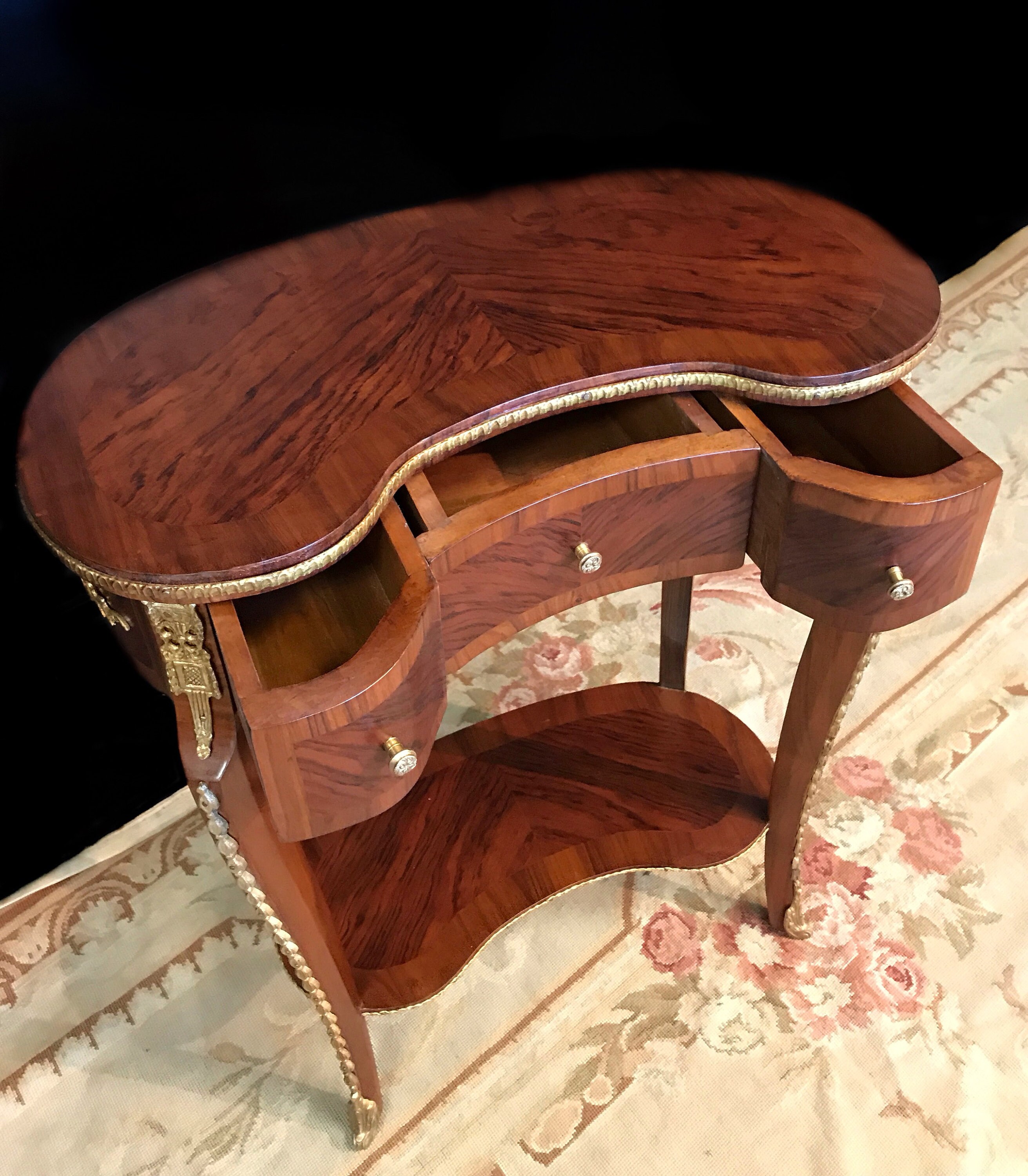 Classic French style kidney tables