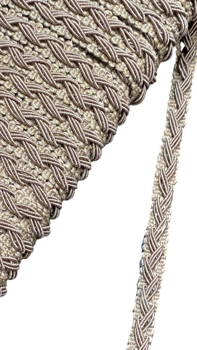 1/2 Handmade Braided Gimp Trim by the Yard - Etsy