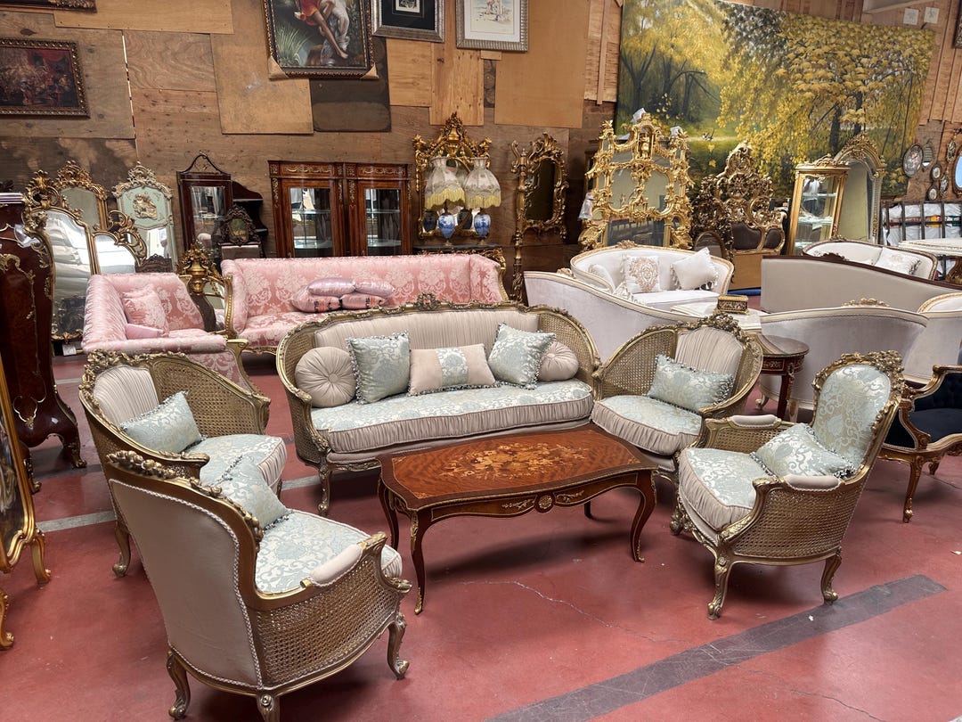 Classic French Style Salon Set. Victorian Style 6pcs - Etsy