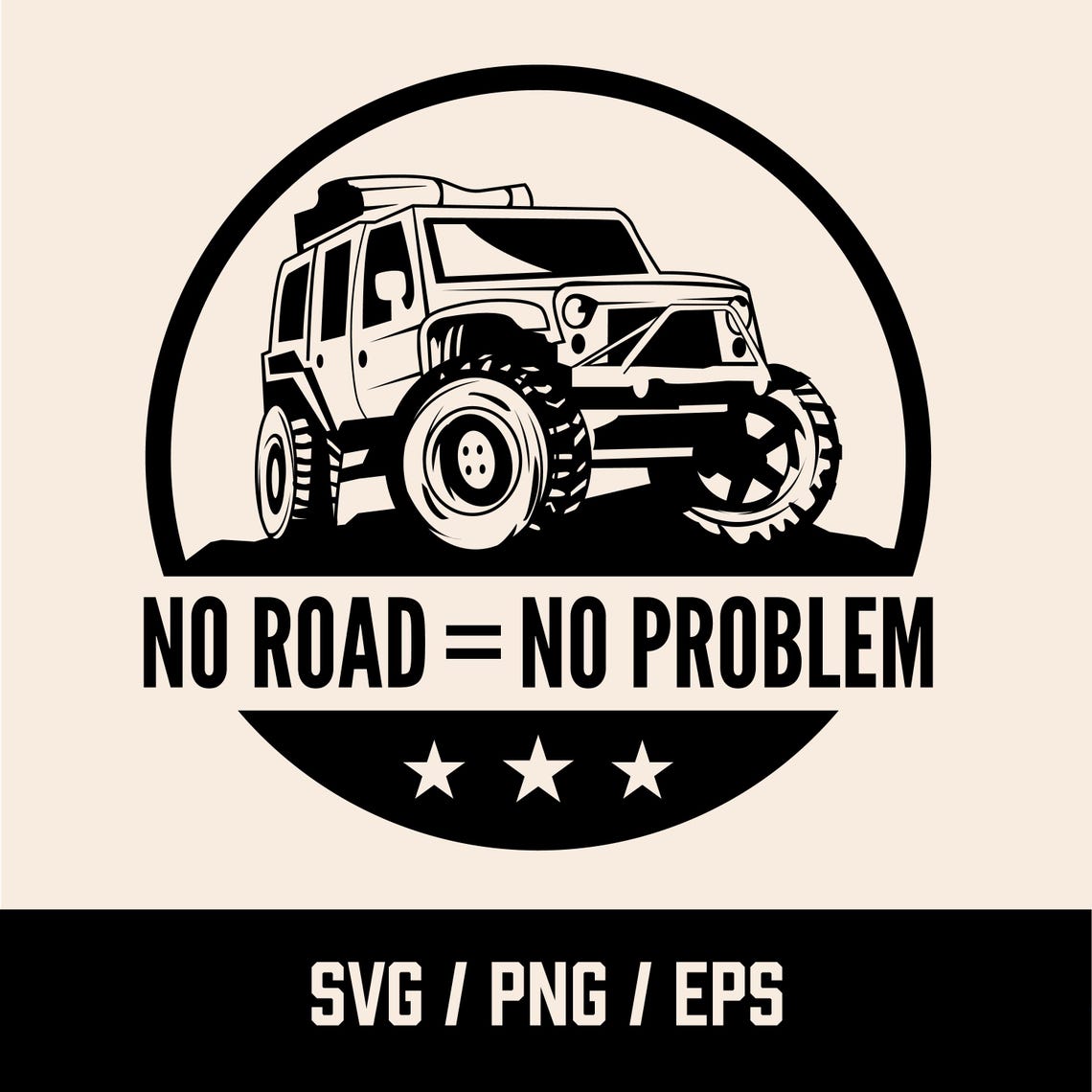4WD Vehicle SVG | Off-road Four Wheel Drive 4x4 SUV Car | Printable ...