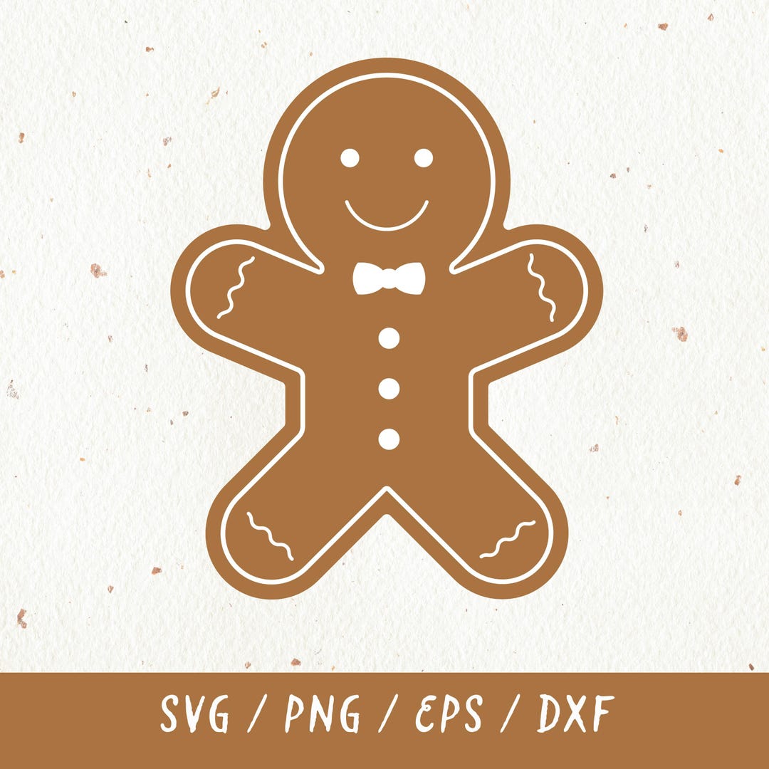 Gingerbread SVG | Gingerbread Man SVG | Gingerbread Cookies Template ...