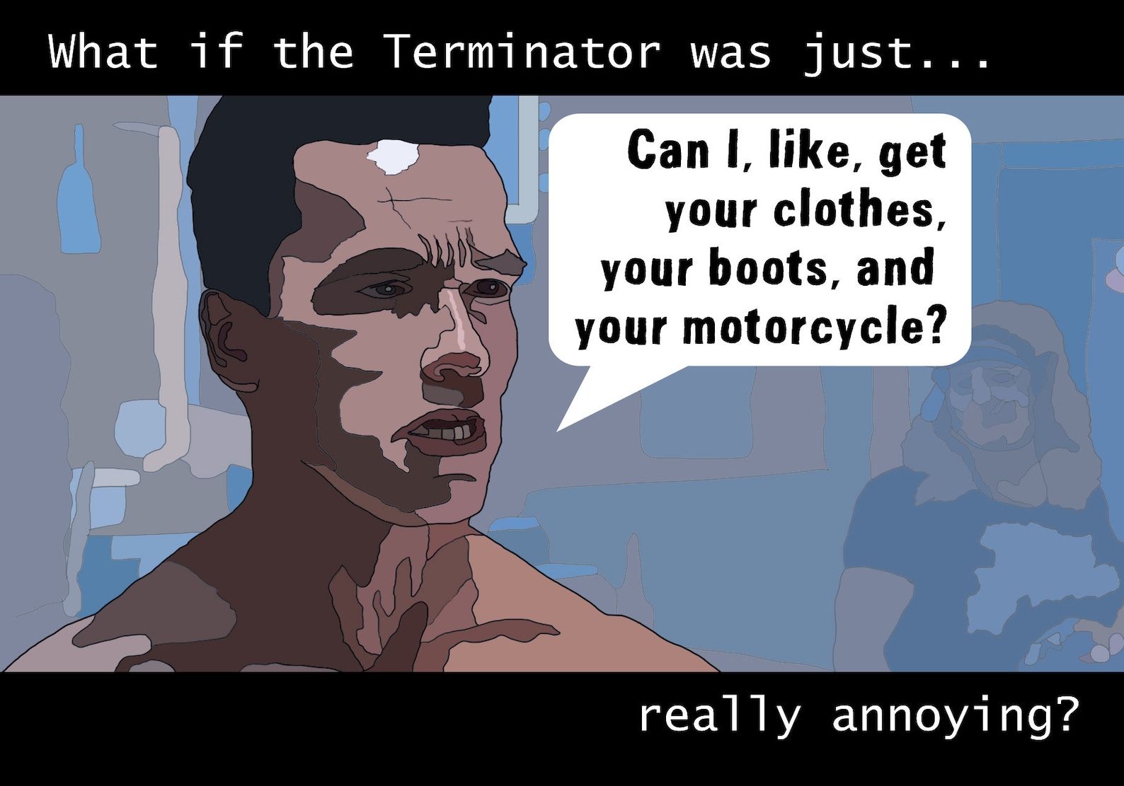 Terminator Funny Birthday Card - Etsy