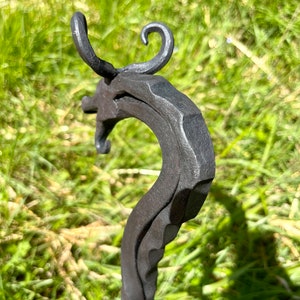 Dragon Fire Poker / Hand Forged / Blacksmith Fire Pit Tool - Etsy