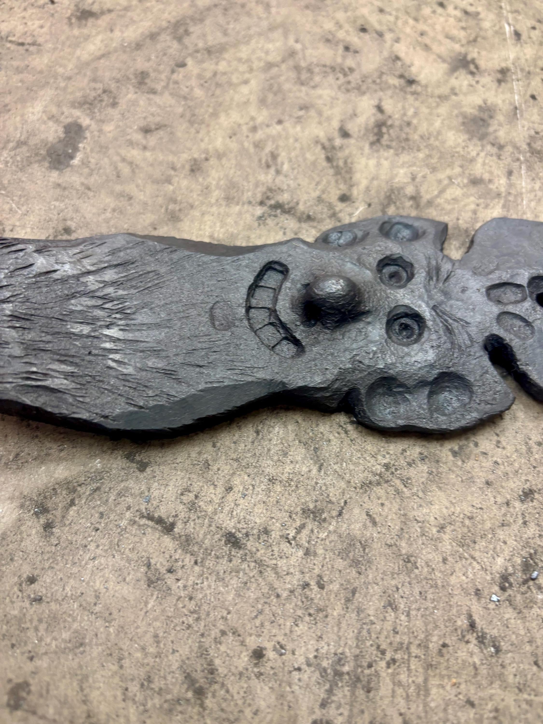 Hand Forged Wizard Face / Gnome Hooks / Blacksmith - Etsy