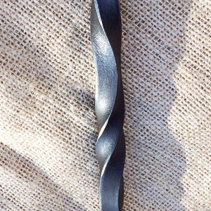 Rabbit Fire Poker / Hand Forged Hare Head / Blacksmith Fire Pit Tool ...