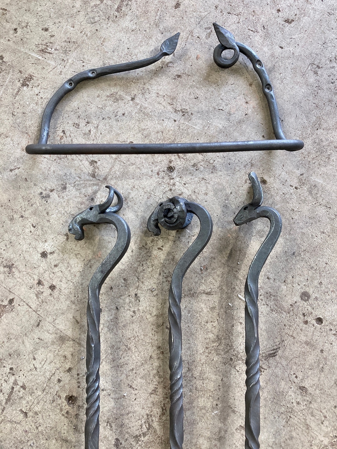 Fire Tool Set / Poker Set / Blacksmith Companion Set - Etsy UK