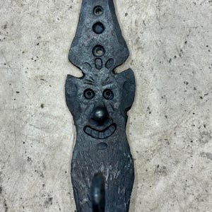 Hand Forged Wizard Face / Gnome Hooks / Blacksmith - Etsy
