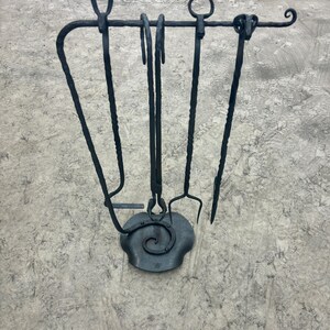 Spiral Fire Tool / Companion Set Stand (fire Tools Not Included) - Etsy